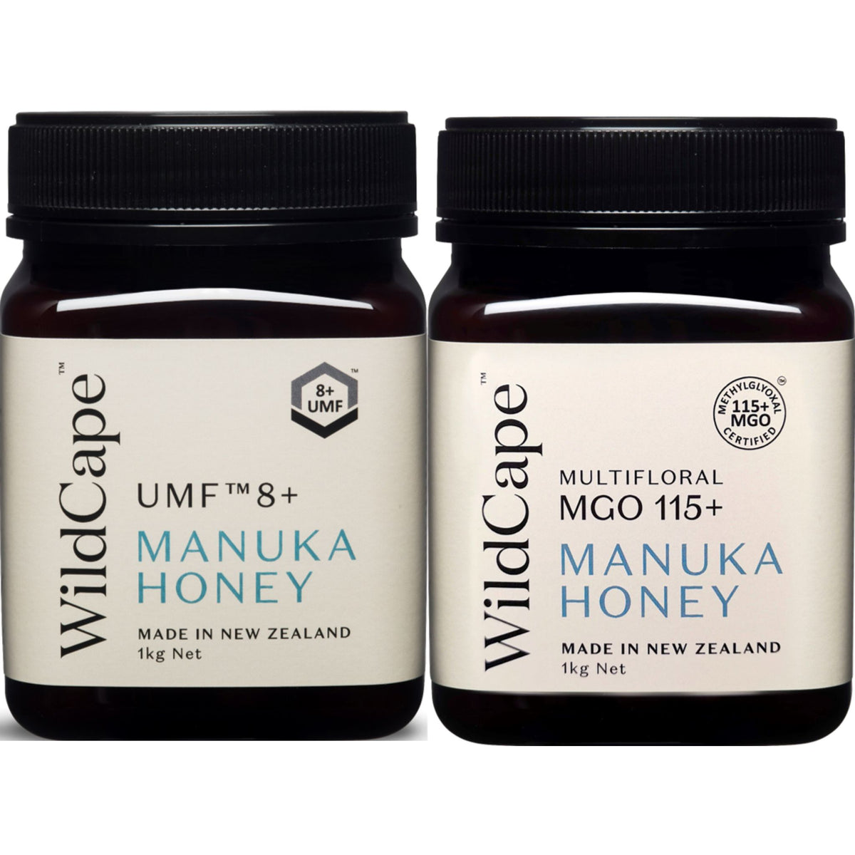 Wildcape Manuka Honey UMF 8+ 1kg & MGO 115+ 1kg Bundle – OG Singapore