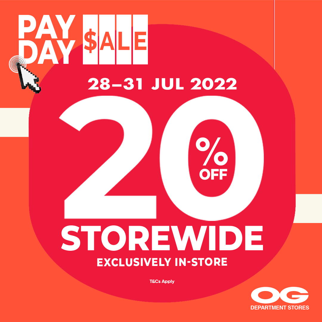 Yay it's Payday! Storewide 20% Off & Exclusive Beauty Offers 🎉 28–31 J ...