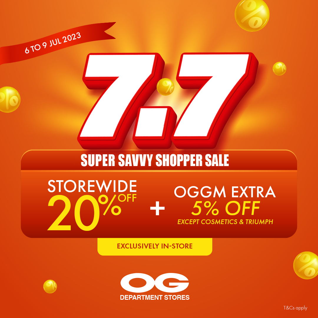 7.7 SALE 💥 Storewide 20% Off + OGGM Extra 5% Off | Prestige Beauty 20% ...