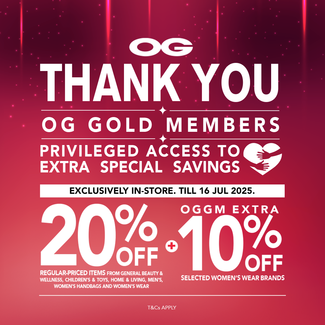 Thank YOU OG Gold Members – Special Perks Just Dropped 💗 – OG Singapore