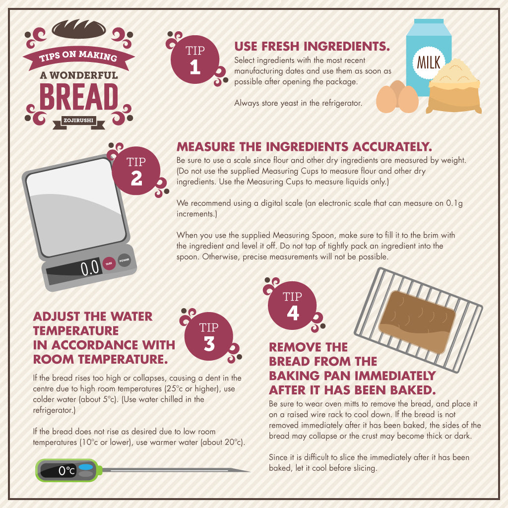 Bread Making Tips from Zojirushi – OG Singapore