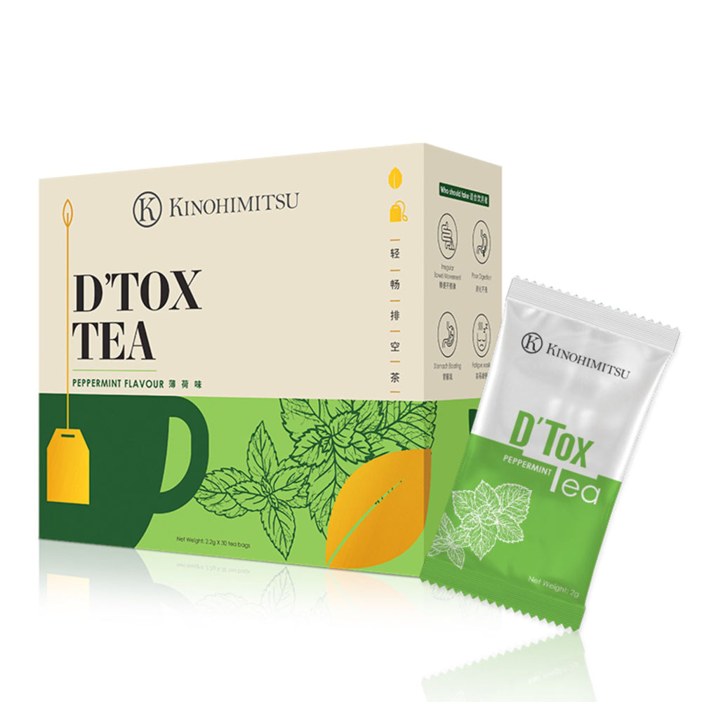 Kinohimitsu D'Tox Peppermint Tea - 2g x 30 Sachets – OG Singapore