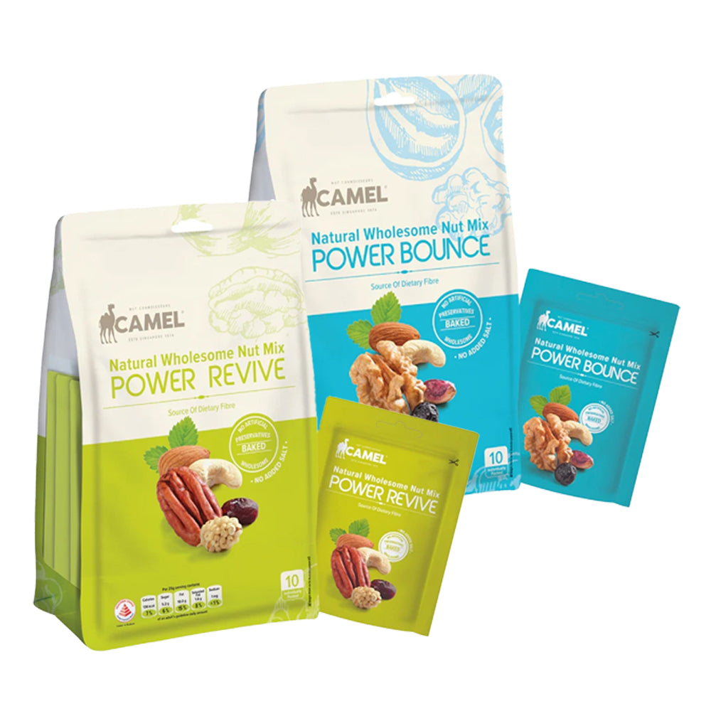 Camel Natural Wholesome Nut Mix 10 packed x 25g - Power Bounce / Power – OG Singapore
