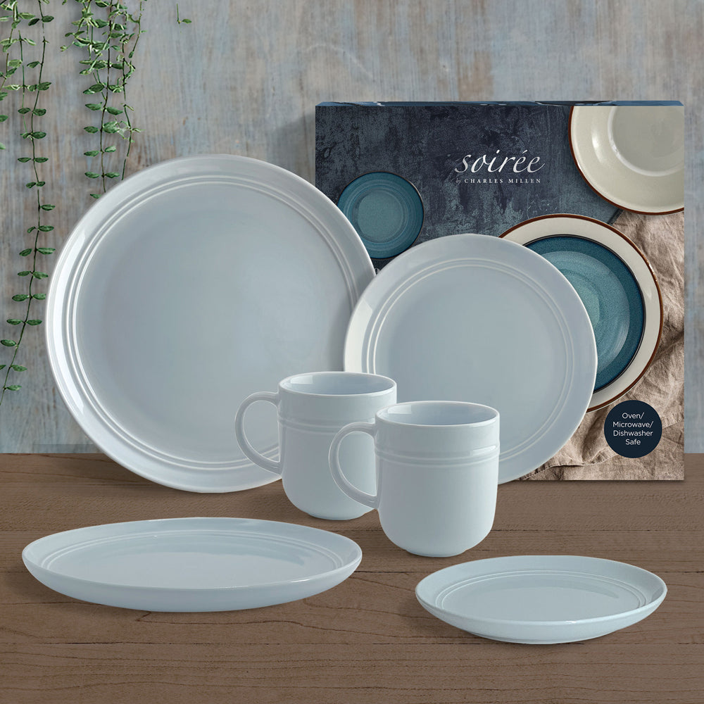 SOIRÉE by CHARLES MILLEN Lerrin 6-pc Dining Set - Light Blue – OG Singapore