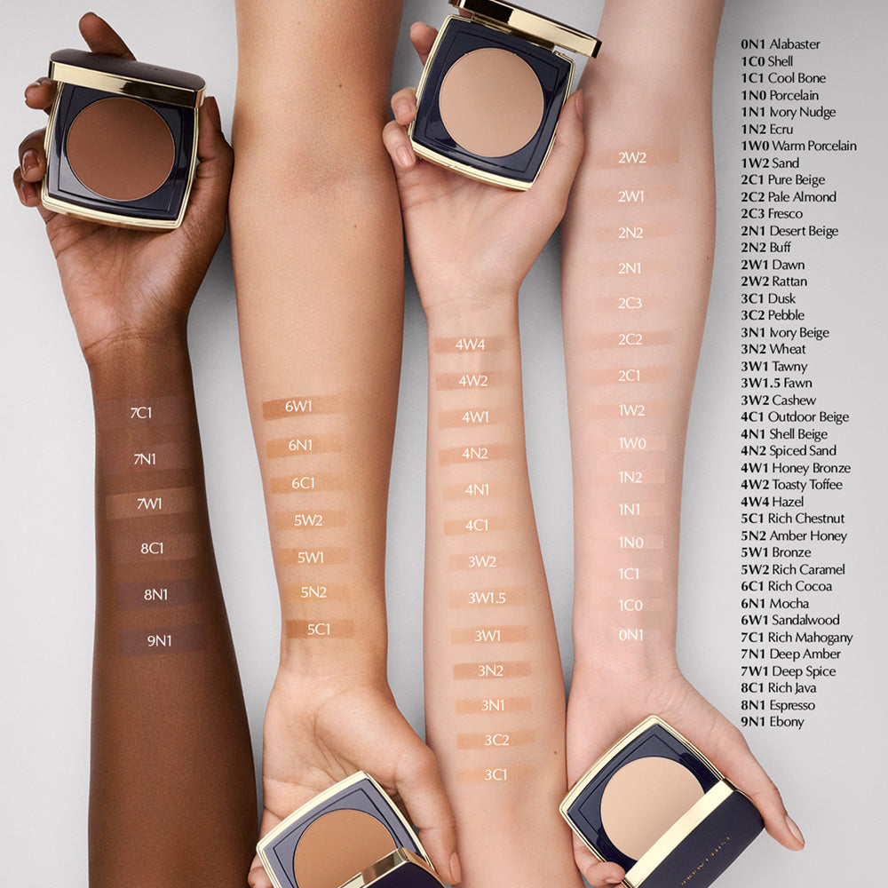 Estée Lauder Double Wear Stay-in-Place Matte Powder Foundation - 1C1 ...