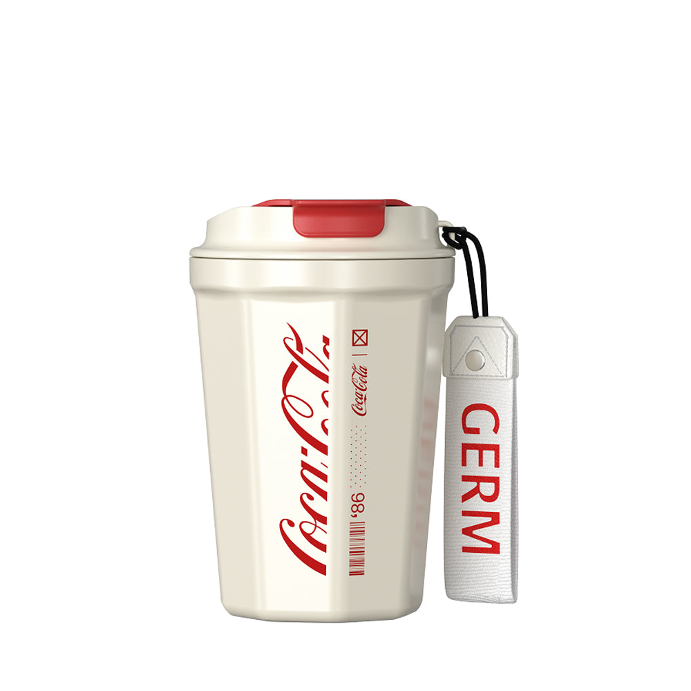 GERM x Coca Cola Travel Mug 390ml - White – OG Singapore