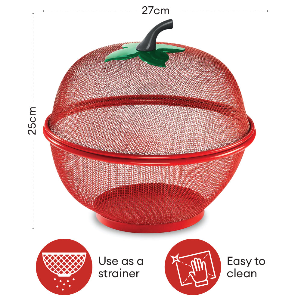 Kukeri Apple-Shaped Netting Food Cover / Fruit Basket - Blue – OG Singapore