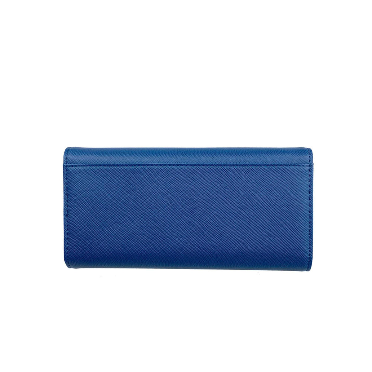 Mel&Co Saffiano Leatherette Tri-Fold Long Wallet-Blue – OG Singapore