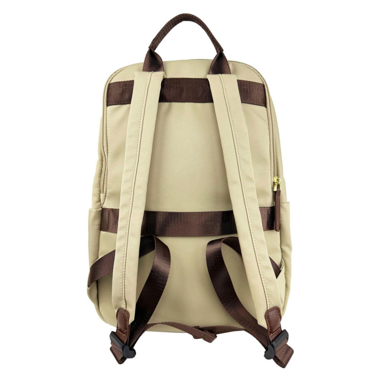 Mel&Co Nylon Casual Travel Backpack -Beige – OG Singapore