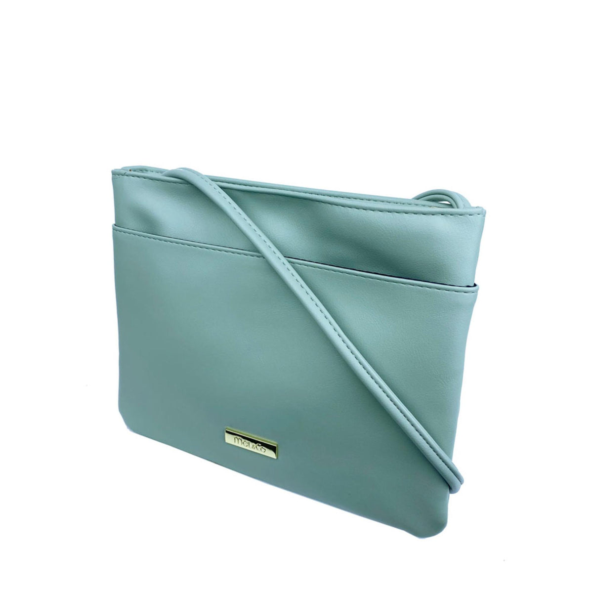 Mel&Co Flat Sling Bag-Mint – OG Singapore