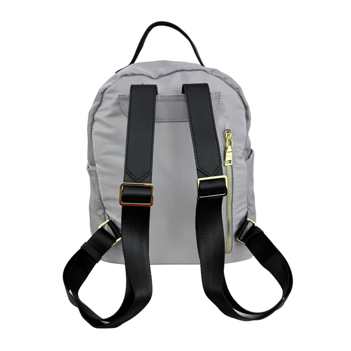 Mel&Co Basic Nylon Round Top Backpack- Grey – OG Singapore