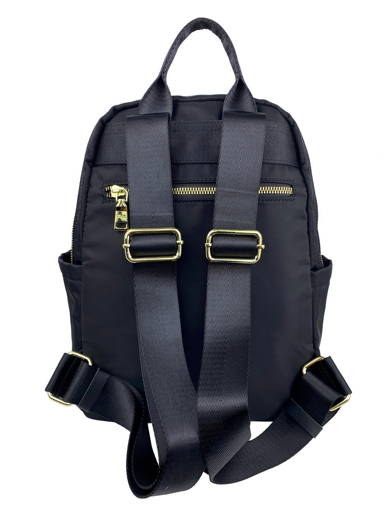 Mel&Co Nylon Angled-Top Backpack - Black – OG Singapore