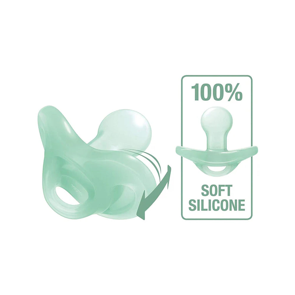 NUK Sensitive Silicone Soother Pacifier - 0-6 months - Green – OG Singapore