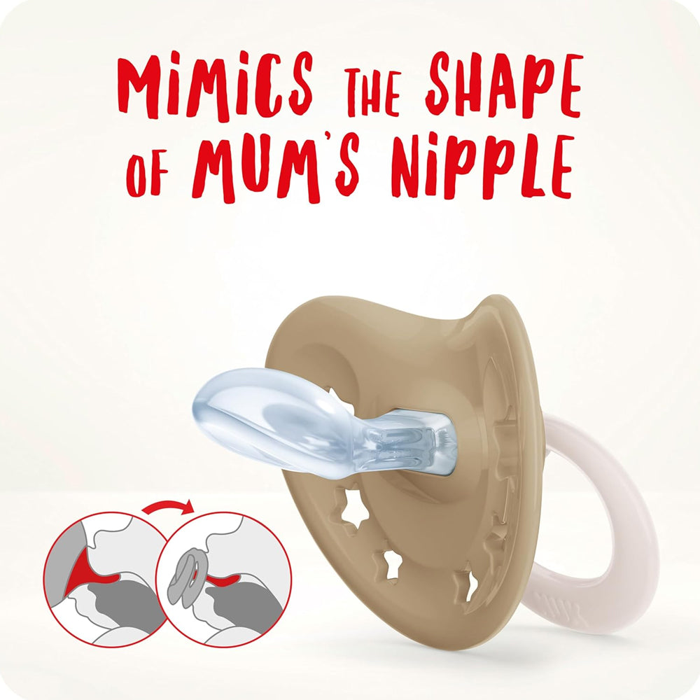 NUK Signature Silicone Soother Pacifier 2pcs-box - 6-18 months - Bee H ...