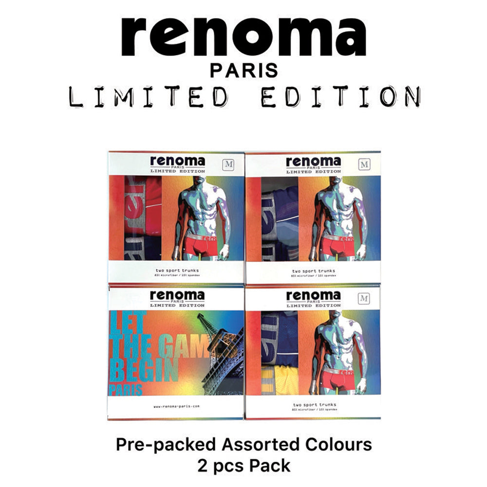 Renoma Limited Edition Sport Microfiber Trunks (2-pc pack) - Assorted ...