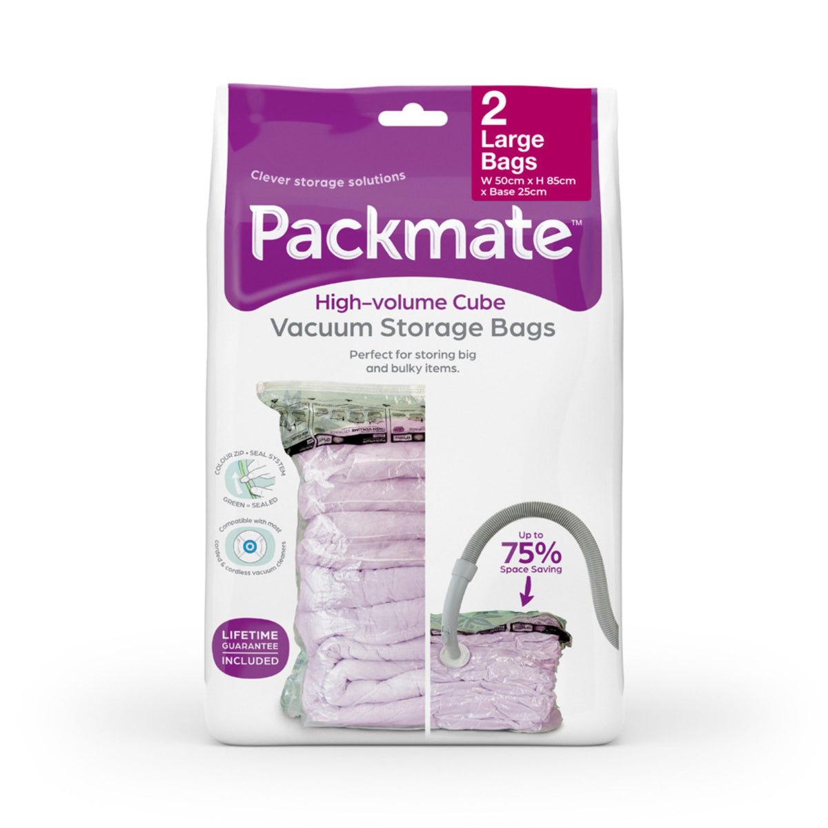 Packmate High Volume Vacuum Storage Bags Large C40407 OG Singapore Packmate High Volume Vacuum Storage Bags Large C40407 OG Singapore